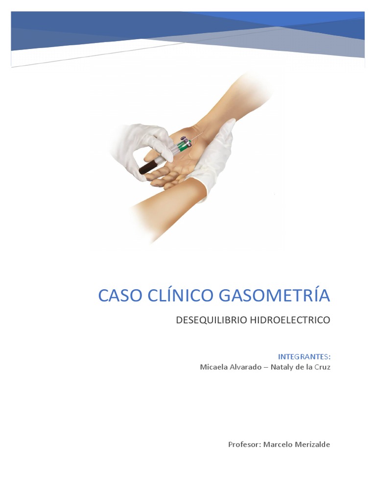 Caso Clinico Gasometria | PDF | Medicina | Medicina CLINICA