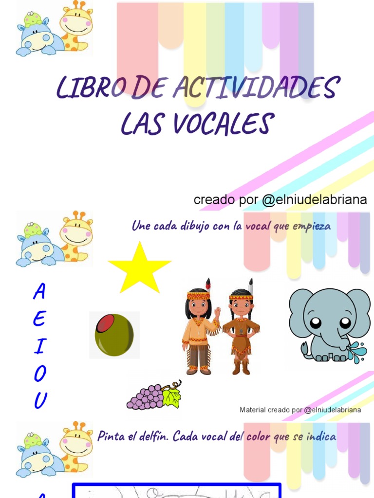 Libro de Las Vocales | PDF