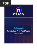 EXAMPLE-Penetration Testing Report v.1.0 | PDF | Transport Layer ...