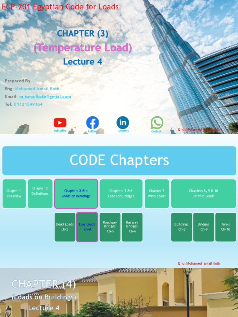 ECP-201 - Ch.4 Temprature Load - Lecture 4 | PDF | Structural ...