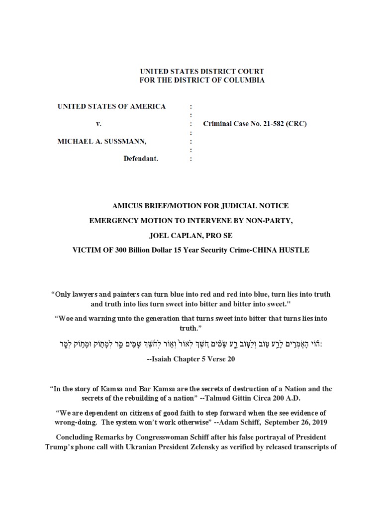 My Motion To Intervene GOOD FINAL | PDF | Mens Rea | Public Law