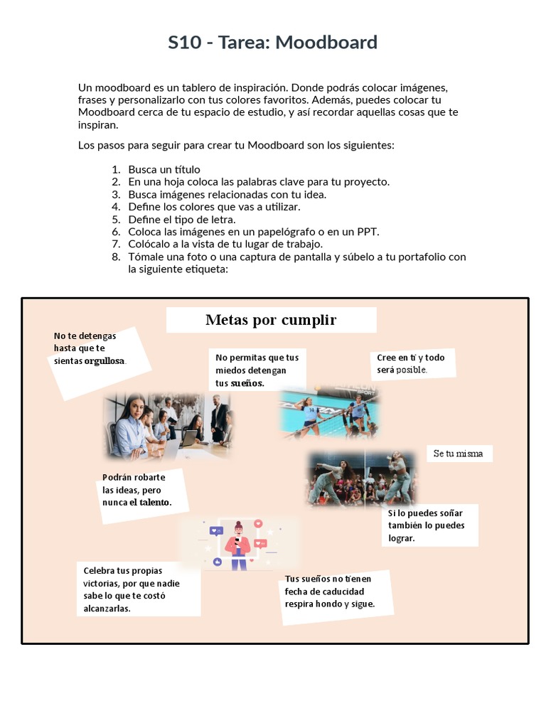 S10-Tarea Moodboard | PDF