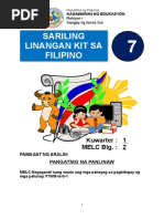 Template SARILING LINANGAN KIT SLK SA FILIPINO Updated | PDF