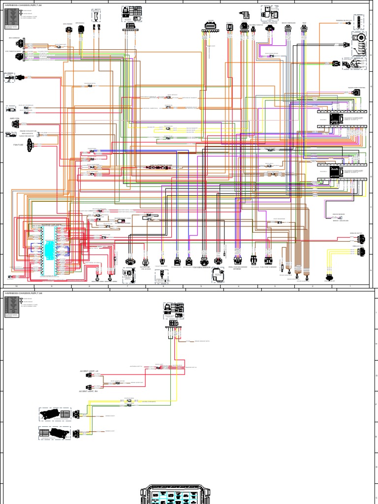 RZR XP Turbo Wiring Diagram | PDF | Color | Light