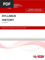 Caribbean Studies Cape Syllabus | PDF