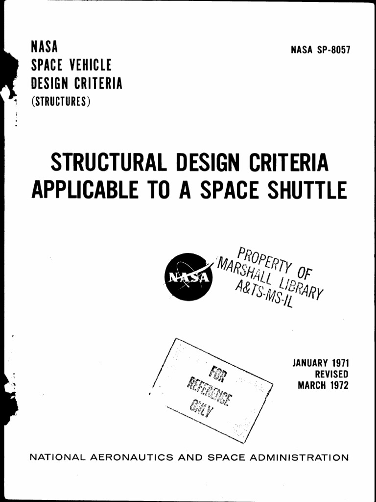 Nasa Space Vehicle Design Criteria (Structures) (NASA) | PDF