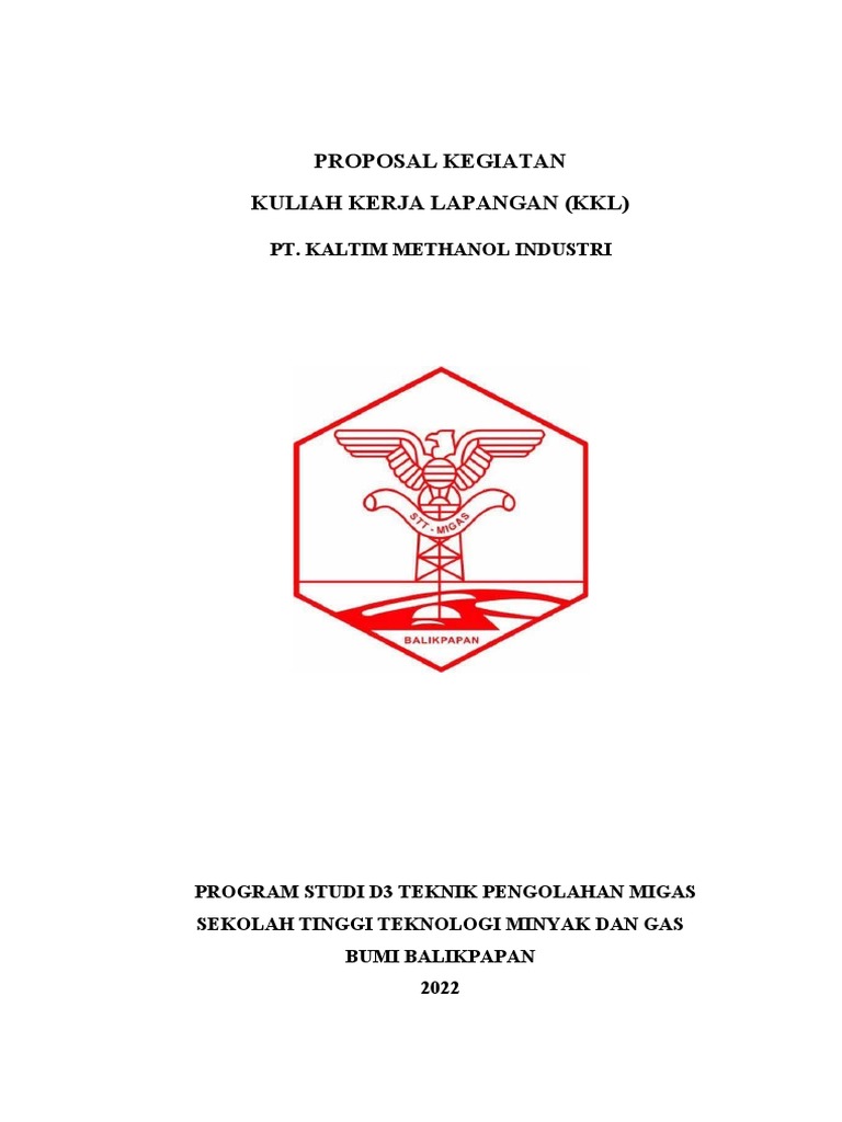 Proposal KKL 2020 (PT. KALTIM METHANOL INDUSTRI) | PDF