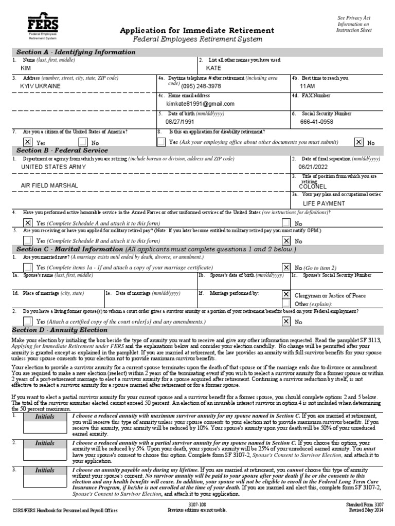 Spouse's Consent for Retirement Benefits | PDF | Cheque | Annuity ...