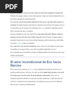 Libreto Eco y Narciso | PDF | Hera