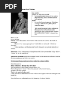 Hierarchy of Values | PDF | Pleasure | Behavioural Sciences