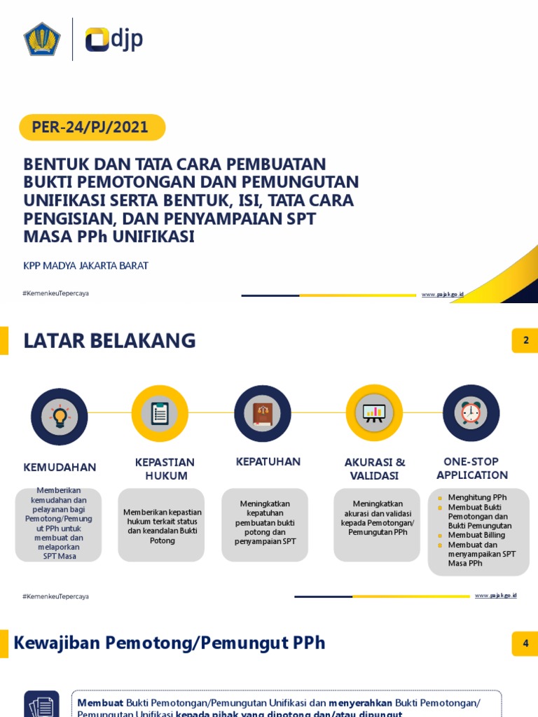 Kelas Pajak SPT Masa Unifikasi Tim 2 25032022 | PDF | Bisnis | Pengelolaan Keuangan & Uang