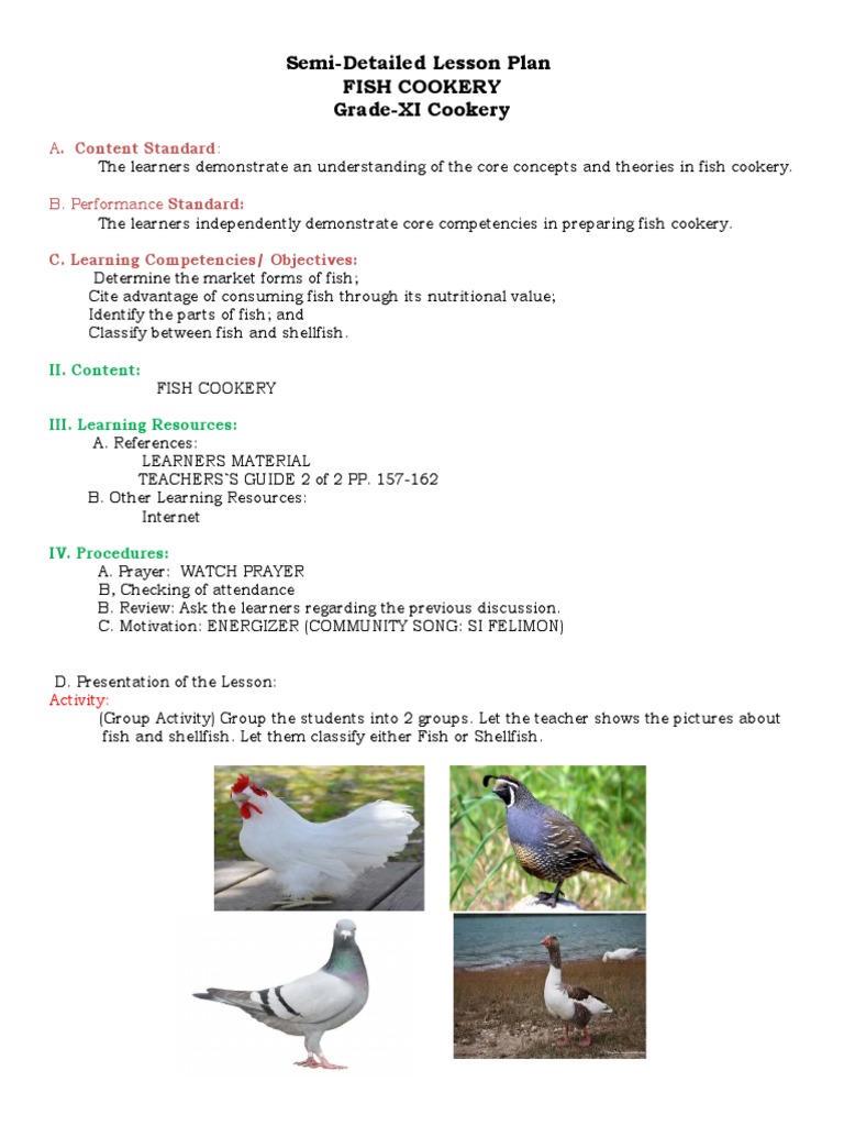 Preparing Students to Classify Fish and Shellfish through Group ...