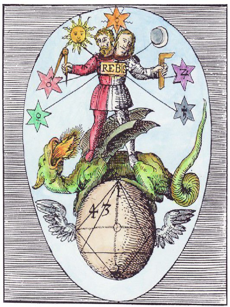 A010 Hermetic Alchemical Emblem | PDF
