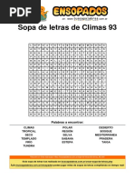 Sopa de Letras de Contaminacion Ambiental | PDF | Contaminación ...