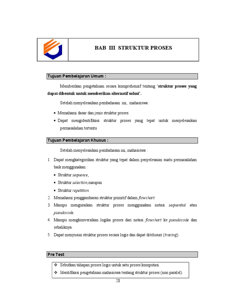 Struktur Proses | PDF | Metode & Bahan Ajar | Komputer