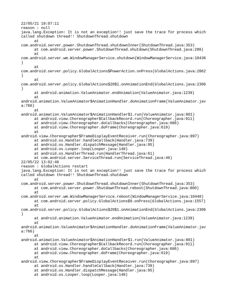 Power Off Reset Reason Backup | PDF | Java (Programming Language) | Digital Technology