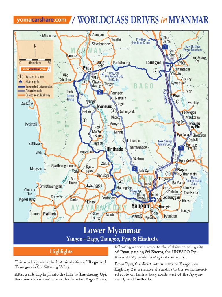 WCD Lower Myanmar | PDF | Myanmar | Traffic