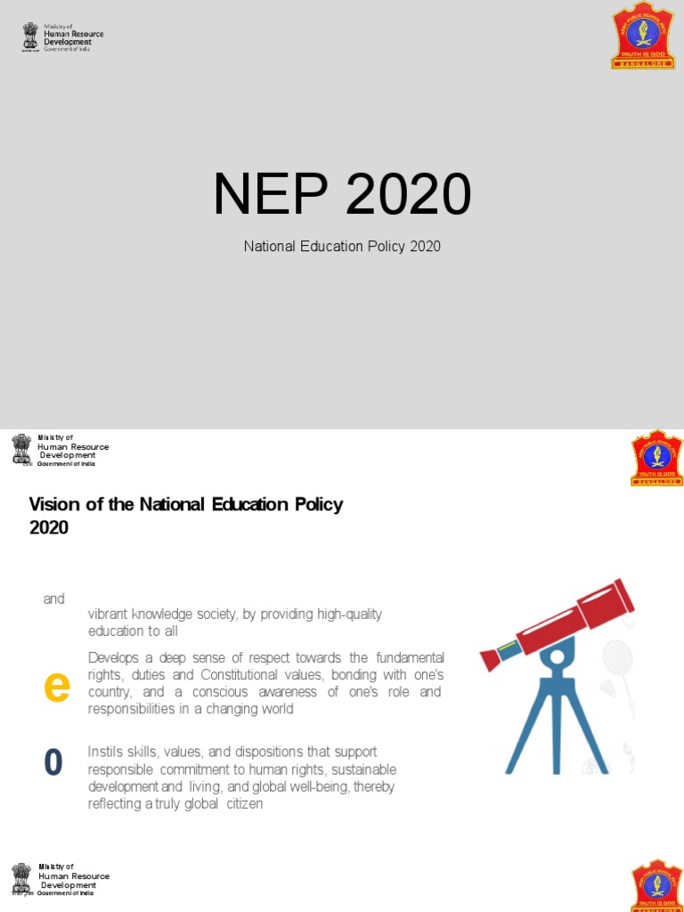 NEP PPT | PDF | Curriculum | Educational Assessment