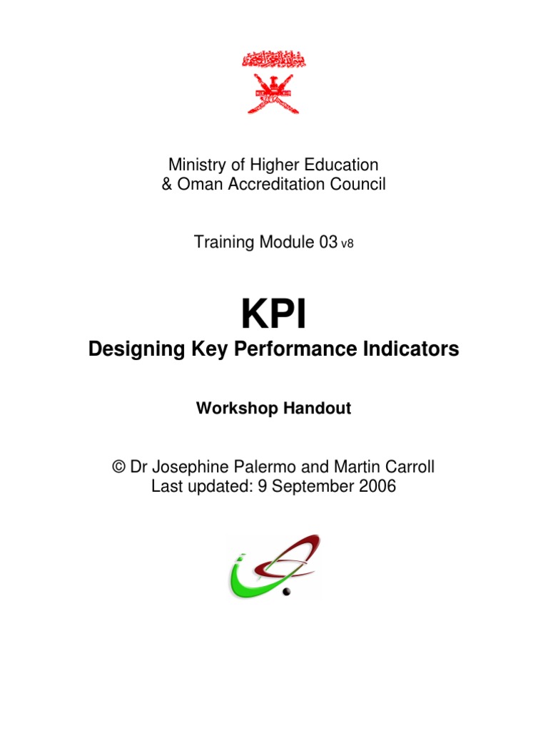 Handout KPI | PDF | Performance Indicator | Educational Assessment