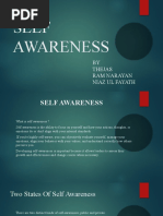 Self Awareness Powerpoint Presentation | PDF | Self Esteem | Self Awareness