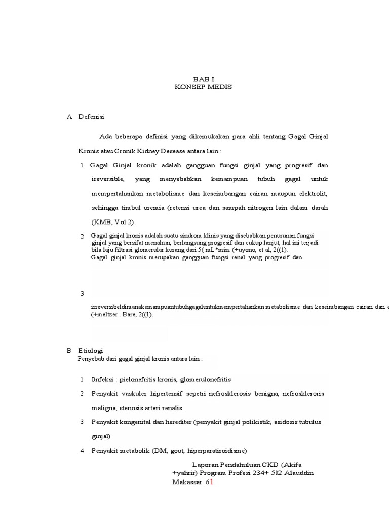 Askep-Gadar-Ckd 2 | PDF