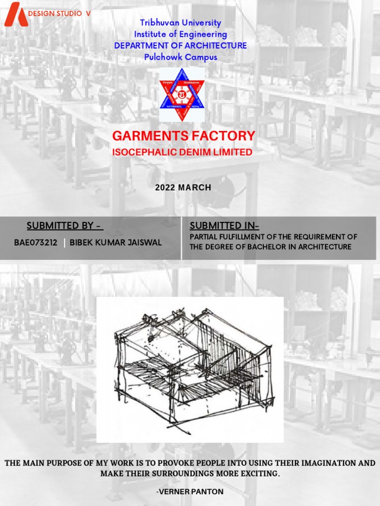 Garment Factory Architectural Design | PDF | Clothing | Design