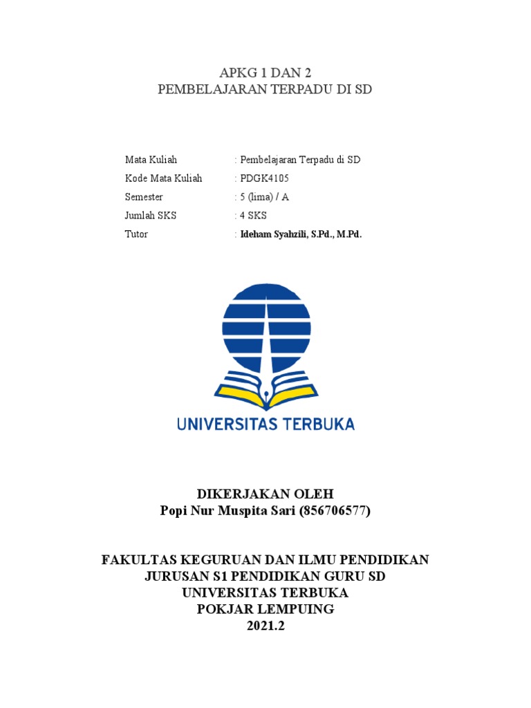 Tugas Ke 2 Apkg 1-2 | PDF