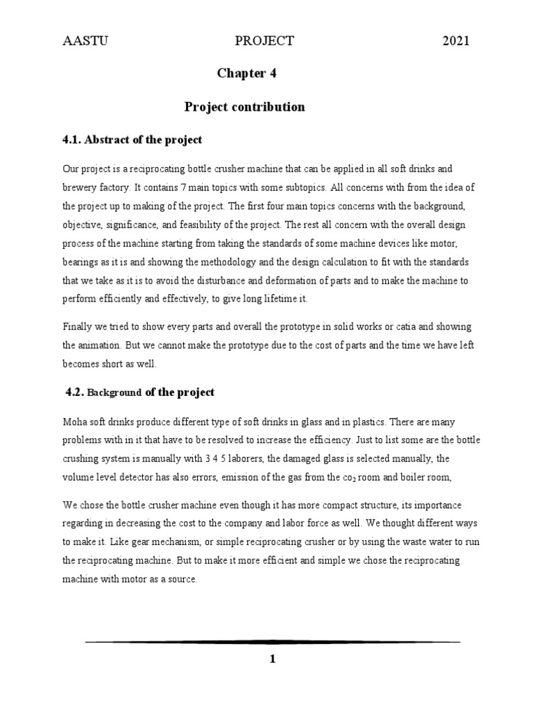 AASTU Project | PDF | Bearing (Mechanical) | Waste Management