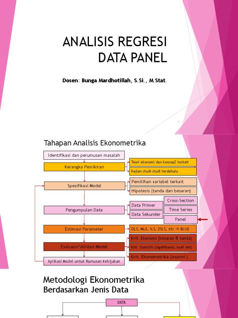 Analisis Regresi Data Panel: Pengaruh PDRB Terhadap Konsumsi di Indonesia | PDF