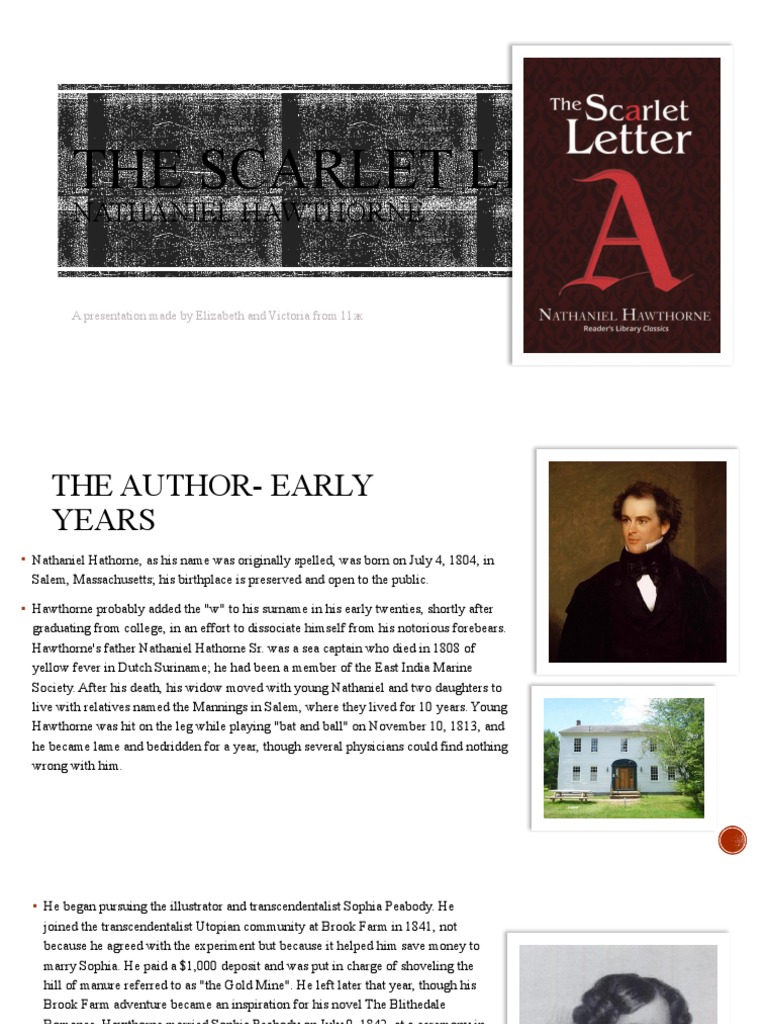 The Scarlet Letter: Nathaniel Hawthorne | PDF | Nathaniel Hawthorne ...