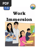 Work Immersion: GRADE 12 General Academic Strand (GAS) Work Immersion ...