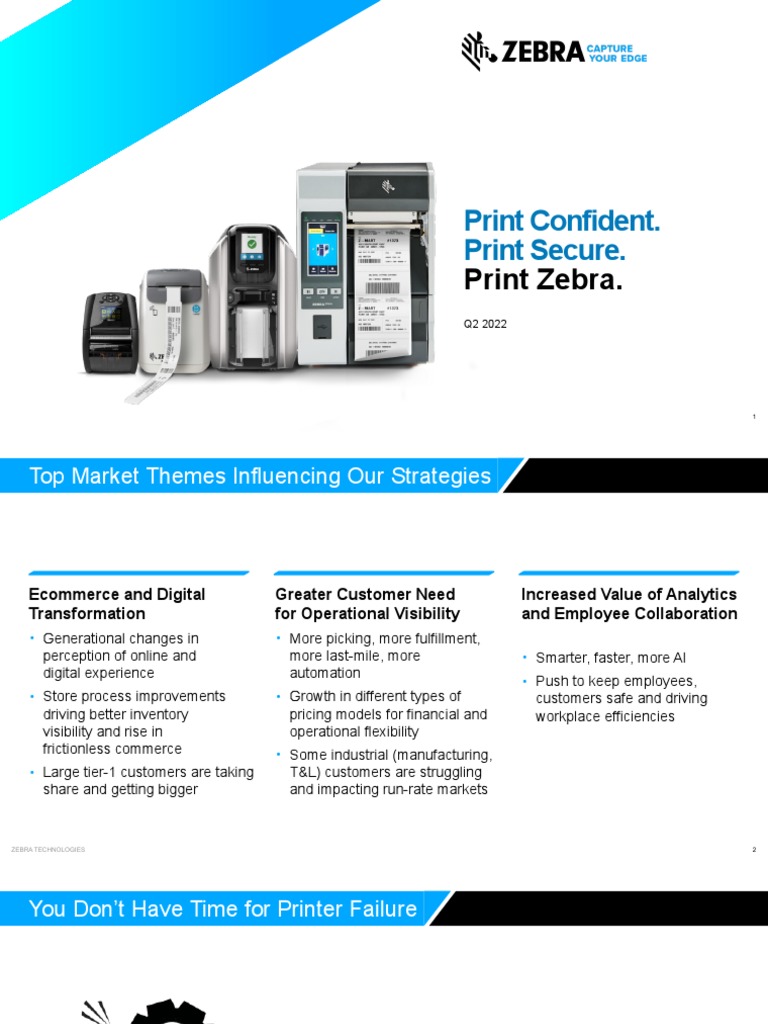 New Presentation For Zebra Printers 31052022 | PDF | Printer (Computing) | Usb