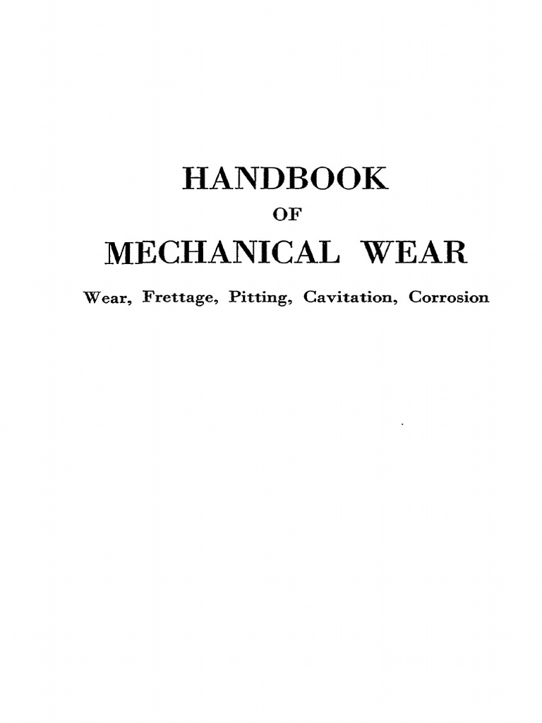 2015.140124.handbook of Mechanical Wear | PDF