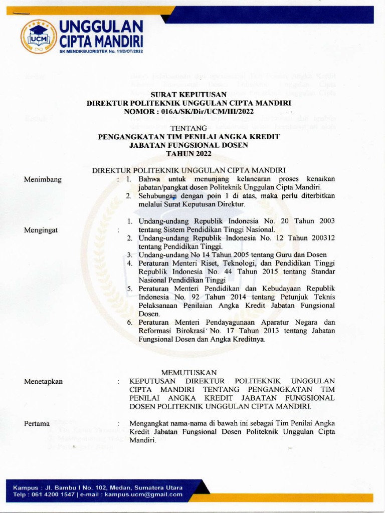 SK. Tim PAK UCM | PDF