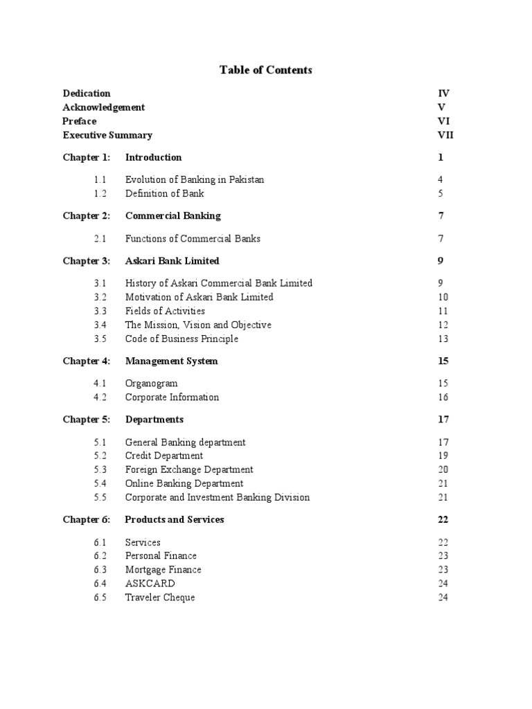 Overview of Askari Bank Limited | PDF | Banks | Banking