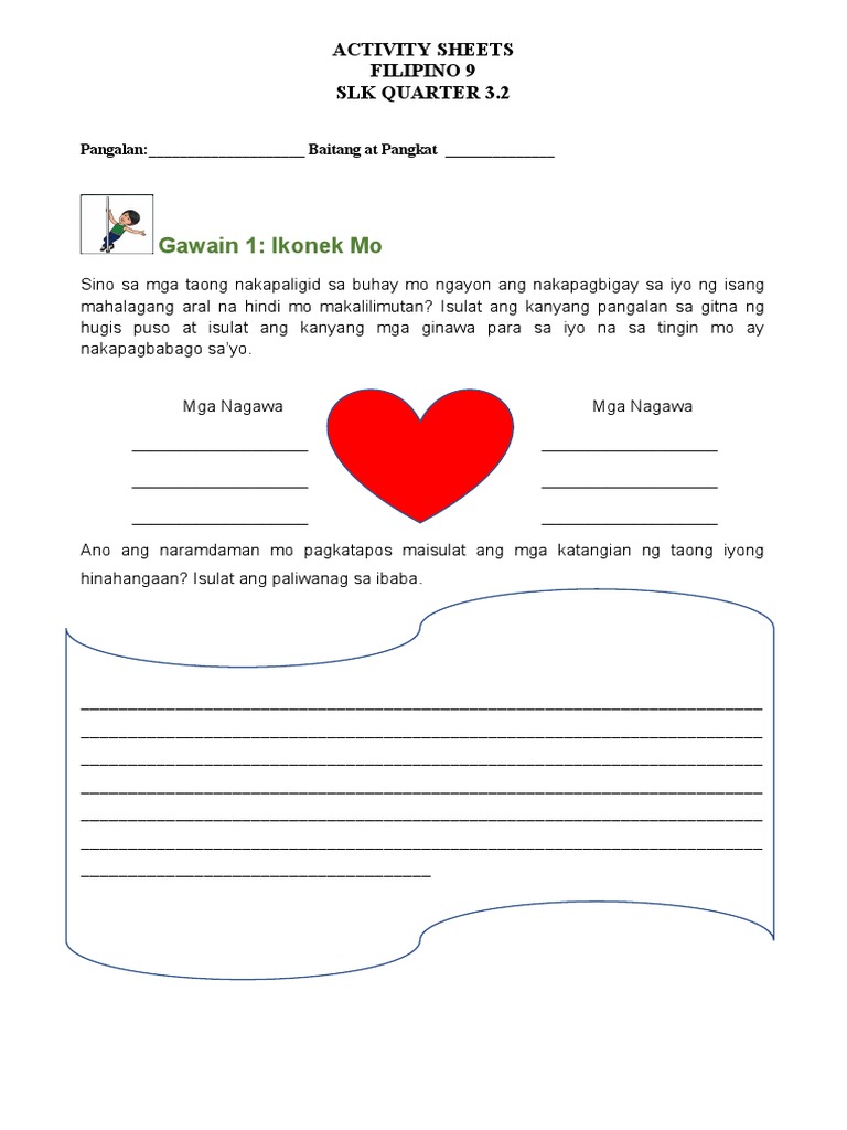 Activity Sheet Fil 9 Q3 Wk2 1 | PDF