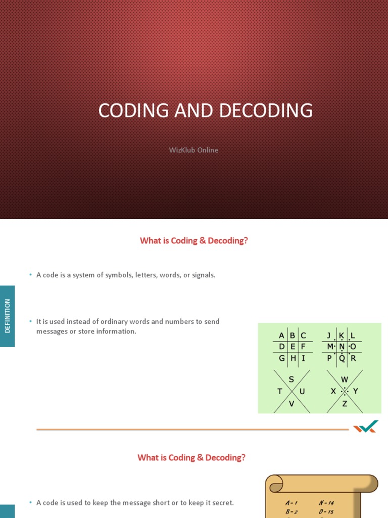 2.coding & De-Coding. | PDF | Code | Cryptography