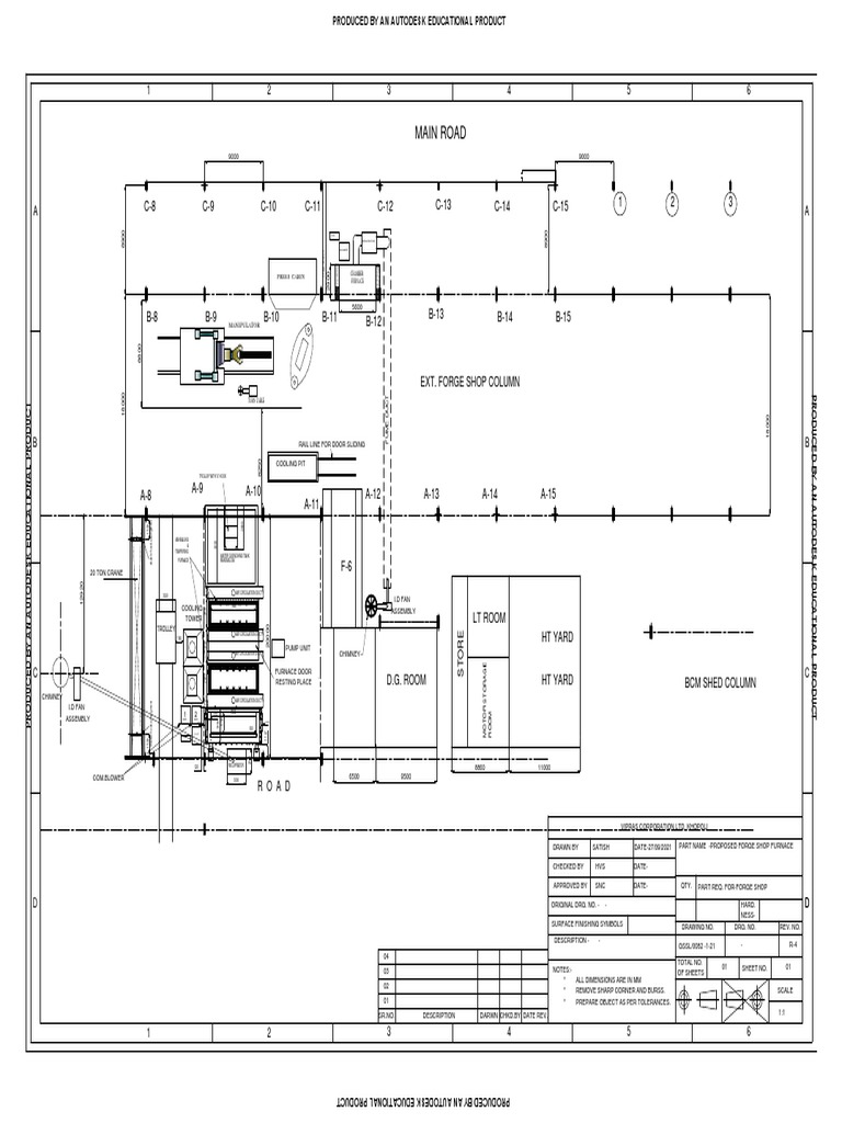 Forge Shop Furnace Design Layout | PDF | Building Engineering | Heat ...