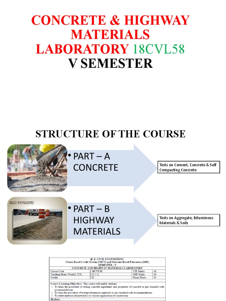 Lab Class 1 - Part A - Tests On Cement | PDF | Concrete | Cement