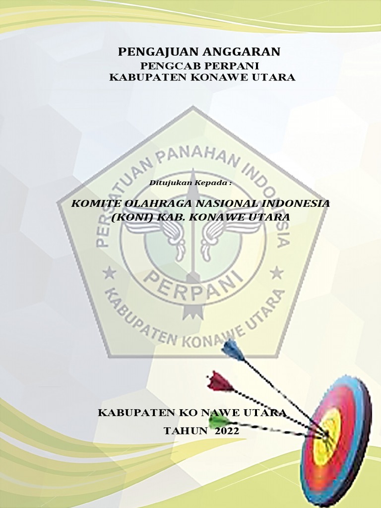 Proposal Pengajuan Dana Olahraga Panahan | PDF | Olahraga & Rekreasi