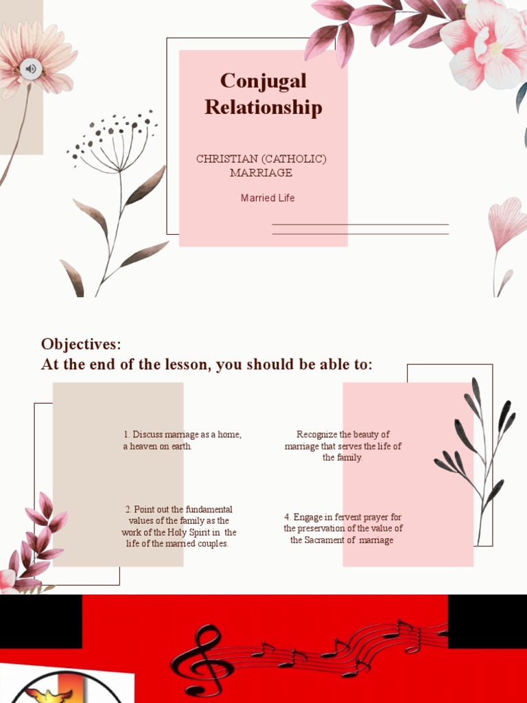 Conjugal Relationship: Christian (Catholic) Marriage | PDF | Marriage ...