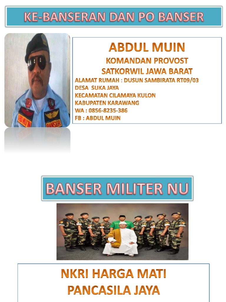 Ke Banser An Abdul Muin 1 | PDF