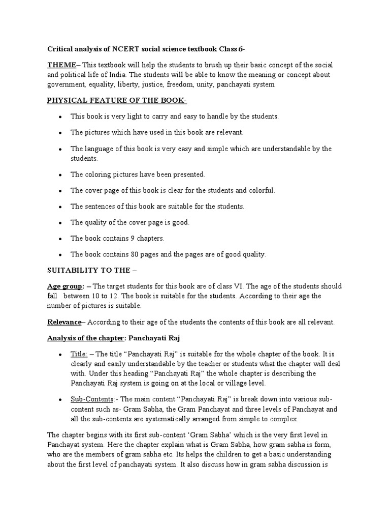 SST Textbook Class 6 | PDF | Neuropsychological Assessment | Behavior ...
