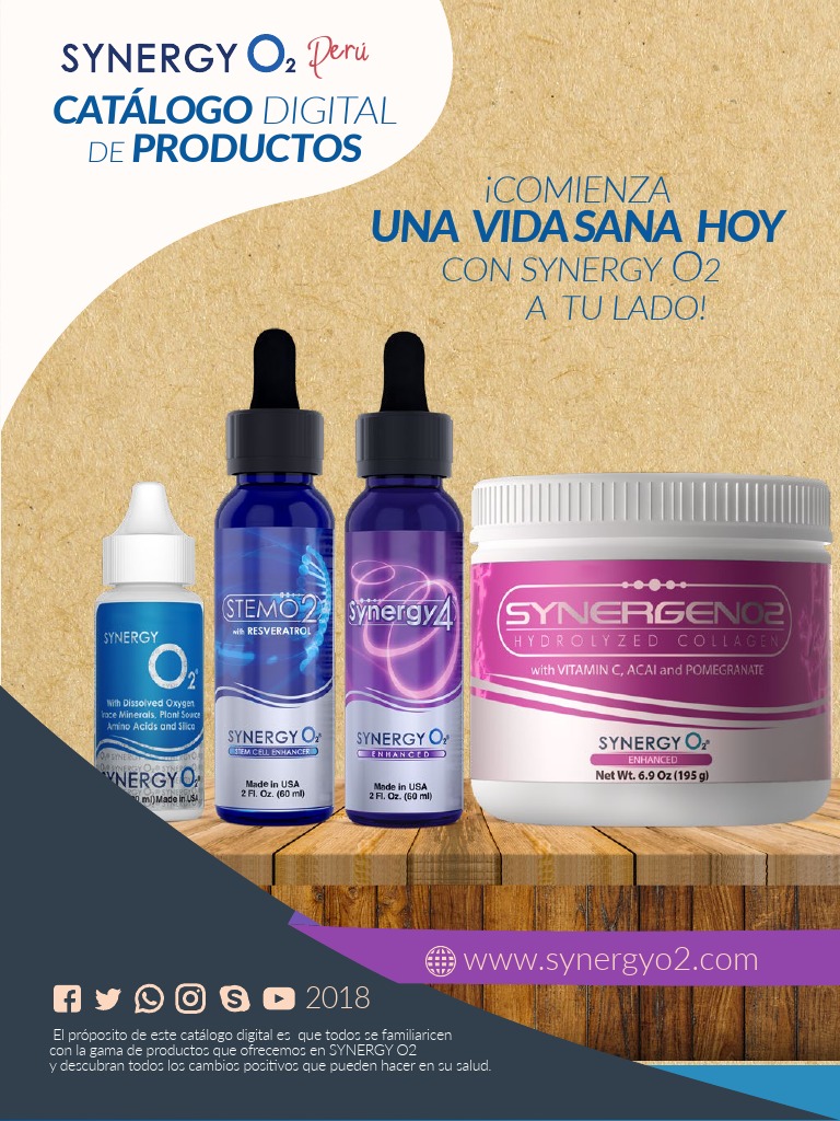 Beneficios del Oxígeno Líquido Synergy O2 | PDF | Nutrientes | Antioxidante