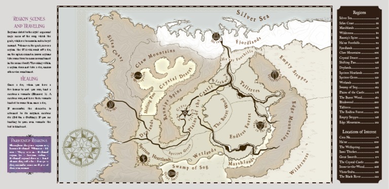 GM Map of Thra | PDF | Physiographic Divisions | Ecoregions
