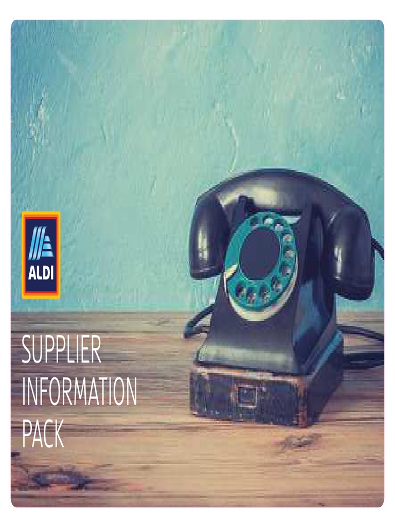 Supplier Information Pack | PDF | Economies | Business Process