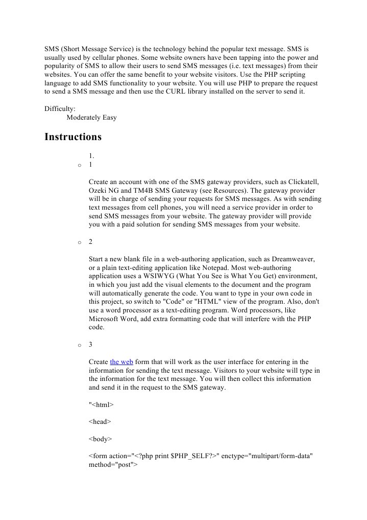 Adding SMS Functionality to Websites: A Step-by-Step Guide to Sending ...