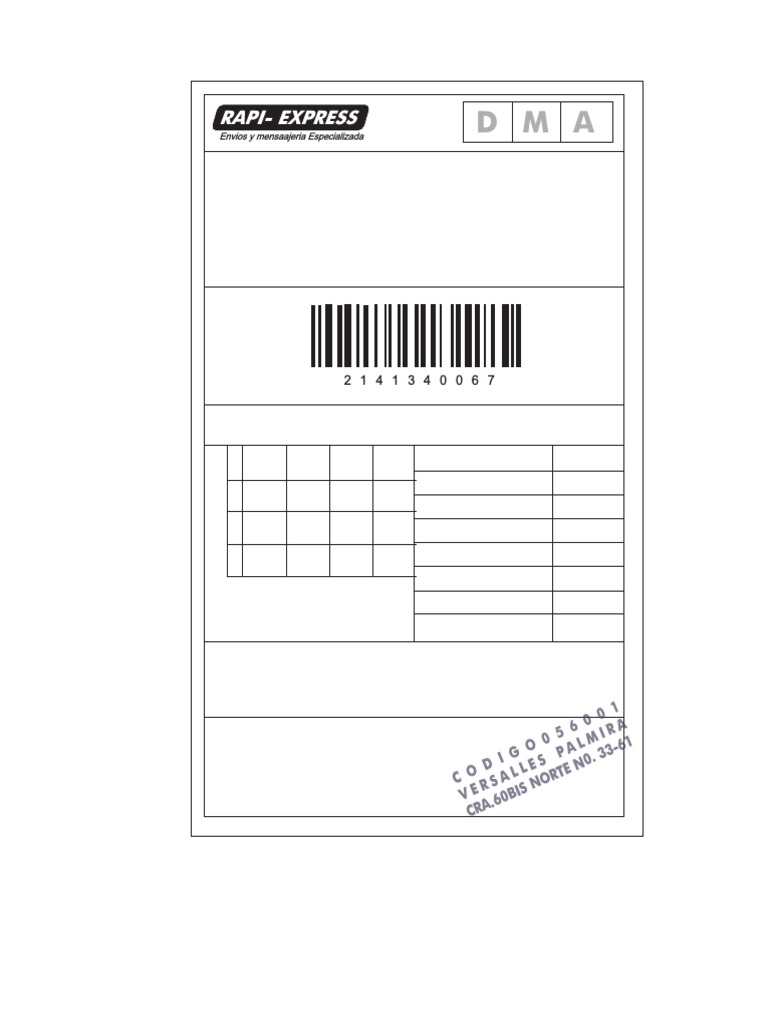 Envíos y Mensajería Especializada | PDF