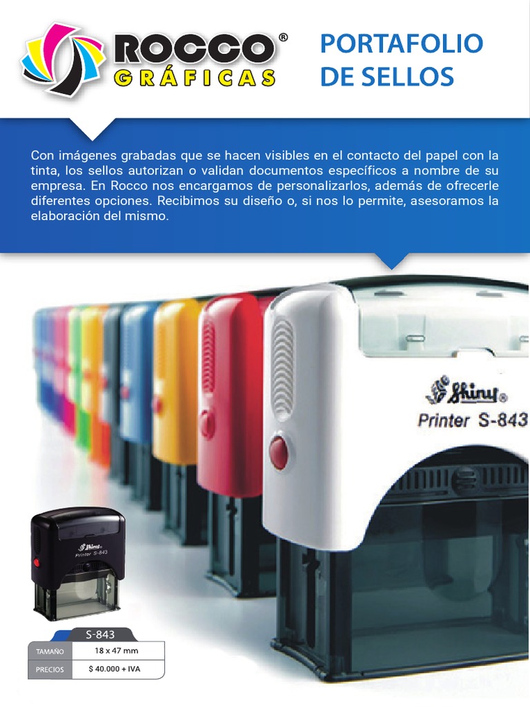 Catálogo de Sellos Personalizados | PDF | Qualia | Hojas de estilo en ...