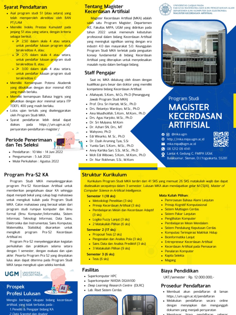 Leaflet Prodi MKA 1 | PDF